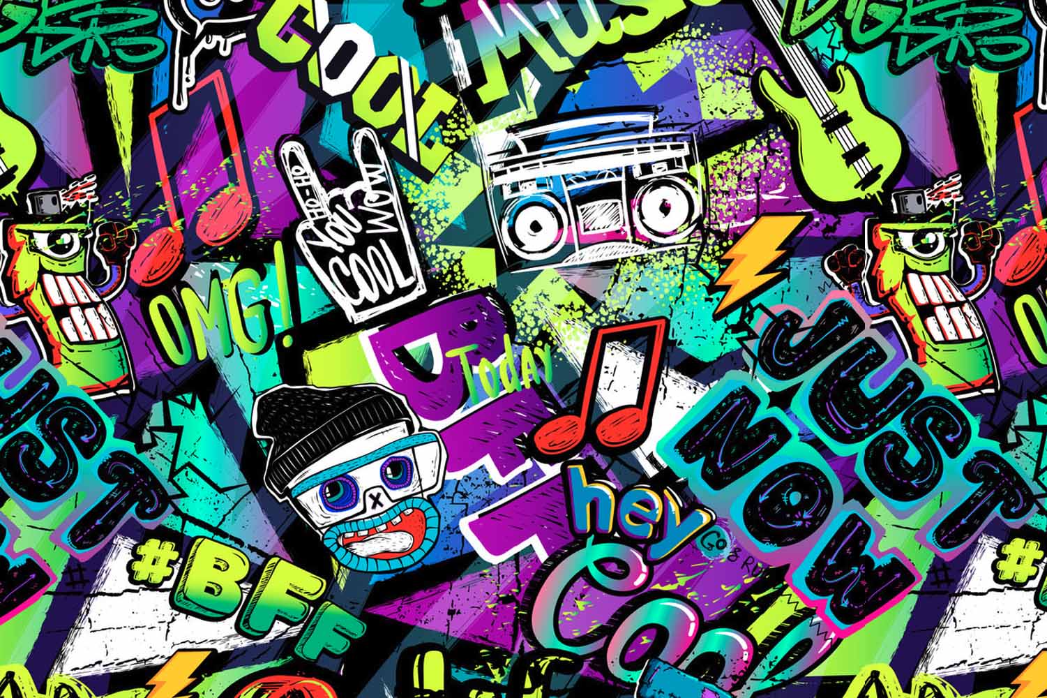 Graffiti behang | Kies uit een ruim aanbod hoge kwaliteit Graffiti behang!