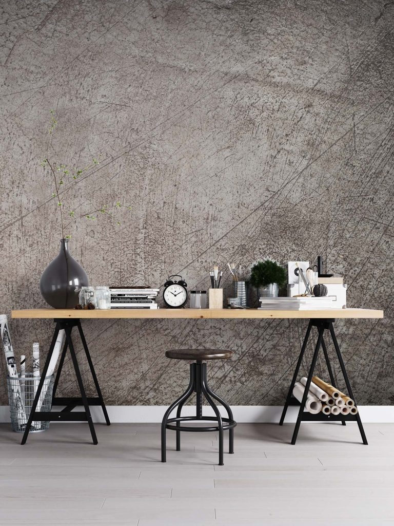 Industrieel Behang 'Grey Concrete' Topkwaliteit en Uniek Design ...