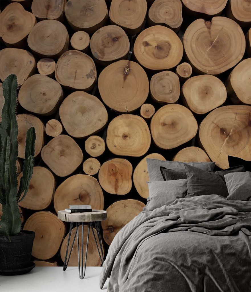 Hout behang: Stijlvol Behang Voor Elke Kamer | Trendingwall