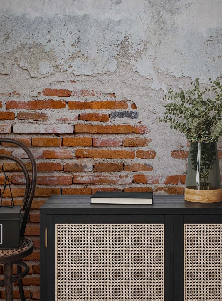 Rood Industrieel Baksteen Behang Topkwaliteit en Uniek Design ...