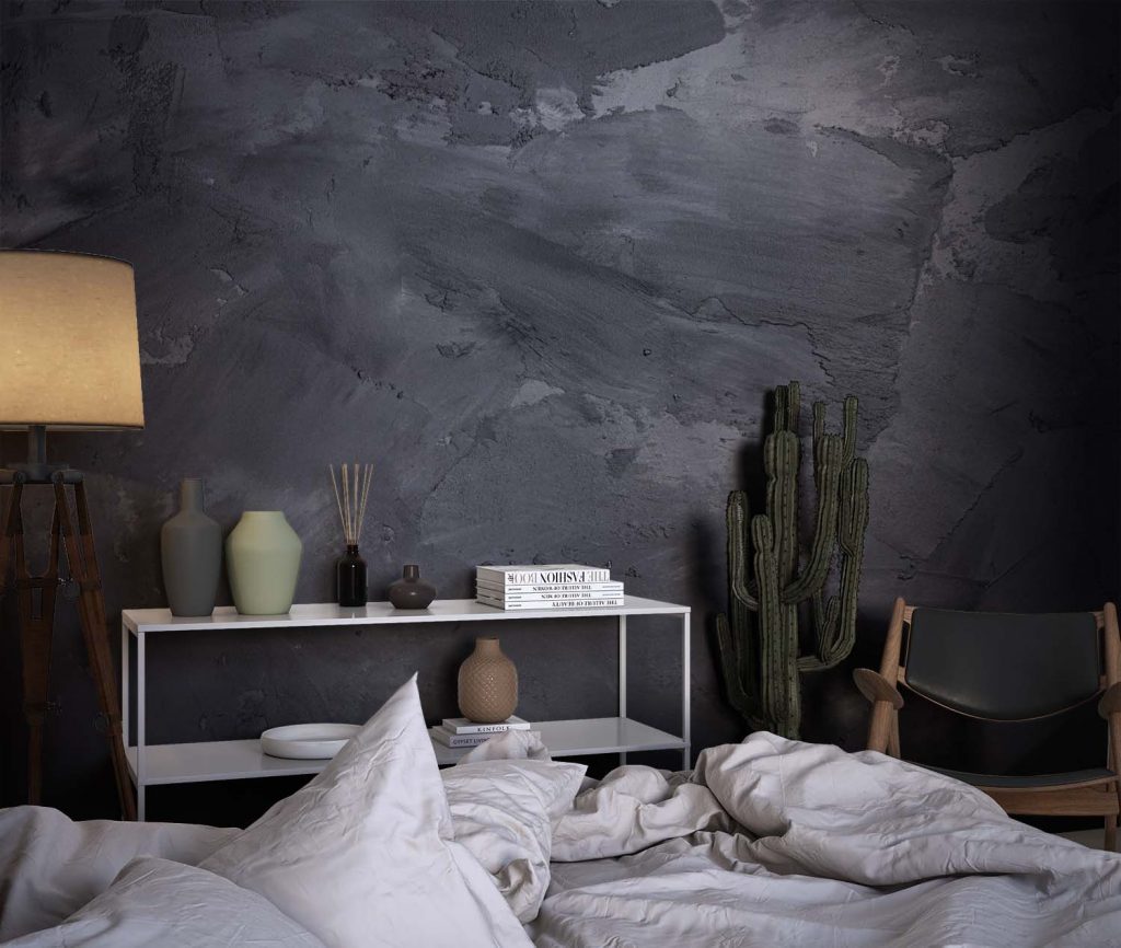 Industrieel Donkergrijs Behang Betonlook Topkwaliteit en Uniek Design ...