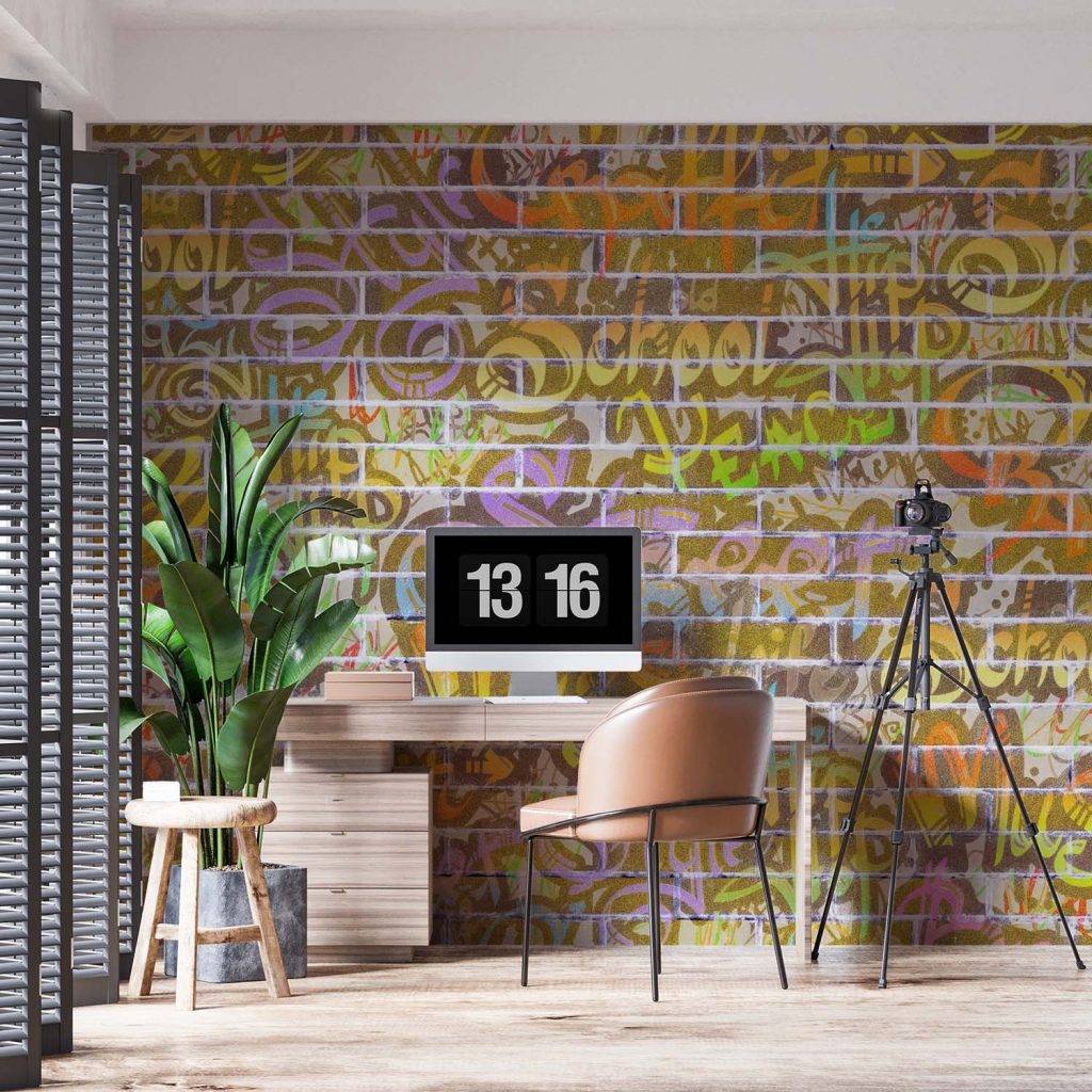 Graffiti Behang Dynamische Kleuren Topkwaliteit en Uniek Design ...