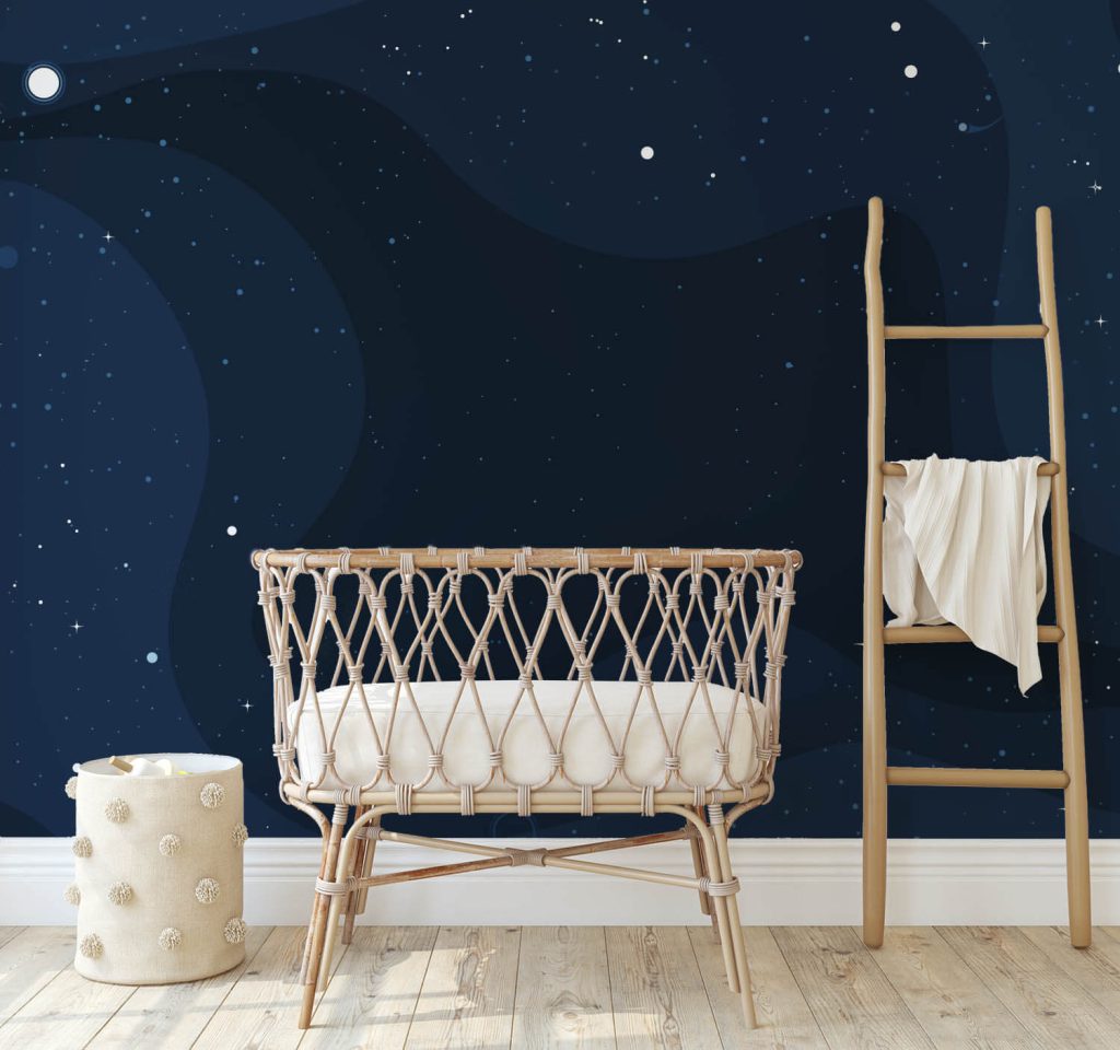 Dromerig Sterrenlicht Ruimte Behang Topkwaliteit en Uniek Design ...